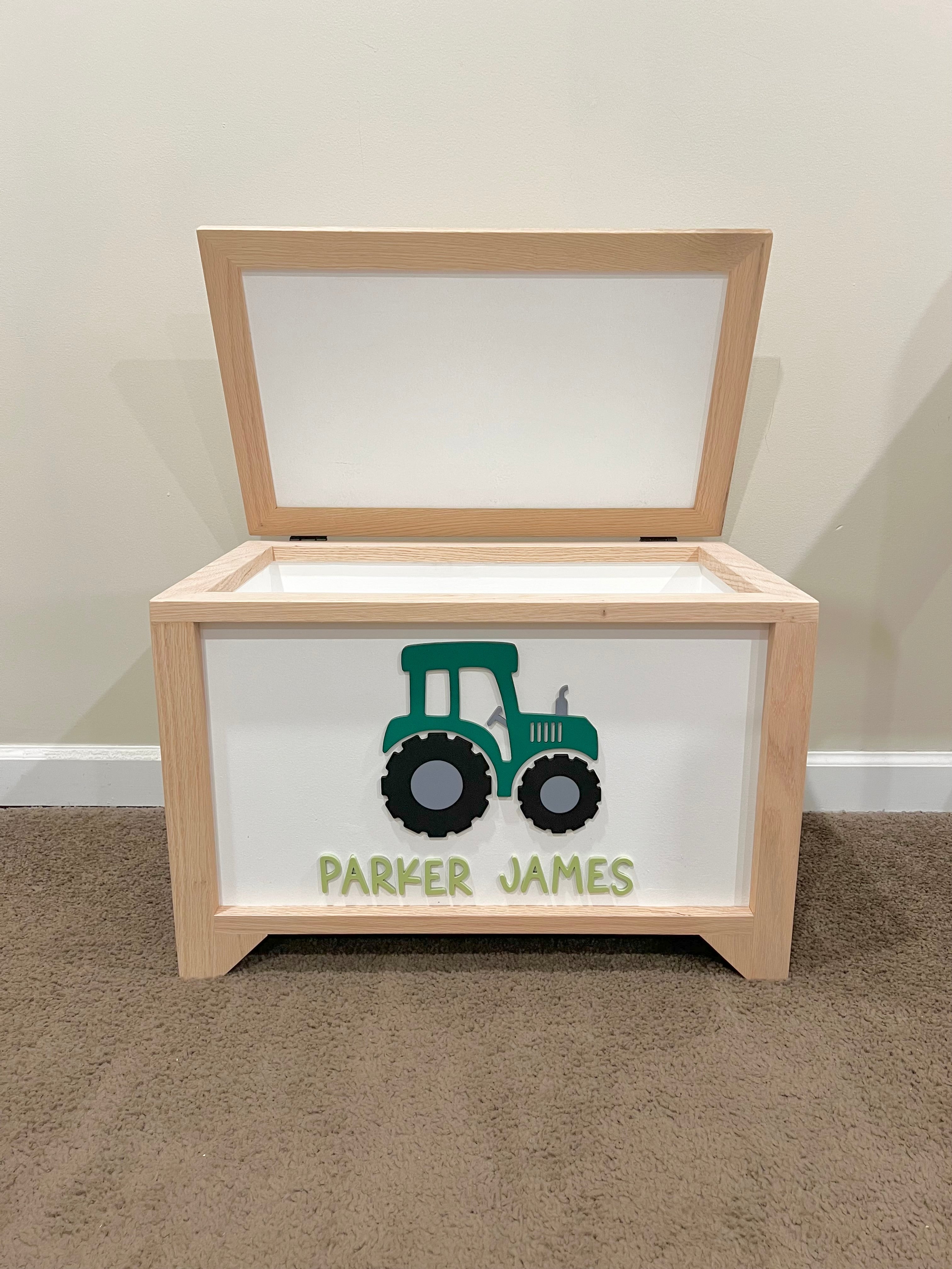 Tractor Toy Chest – Stone & Branch Home Co